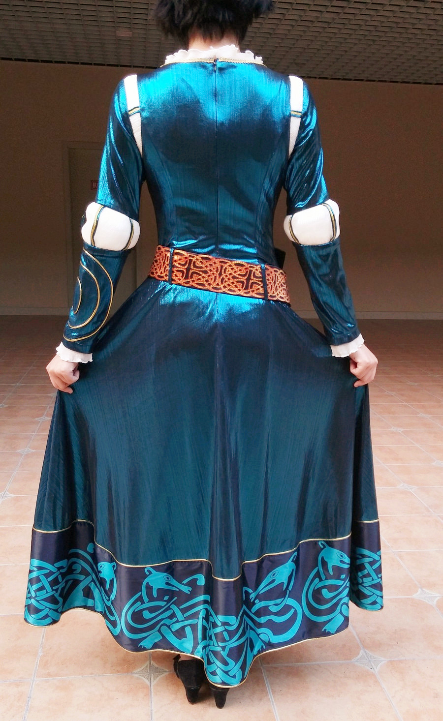 p160 Merida gown brave costume full set dress and belt · angel-secret ...