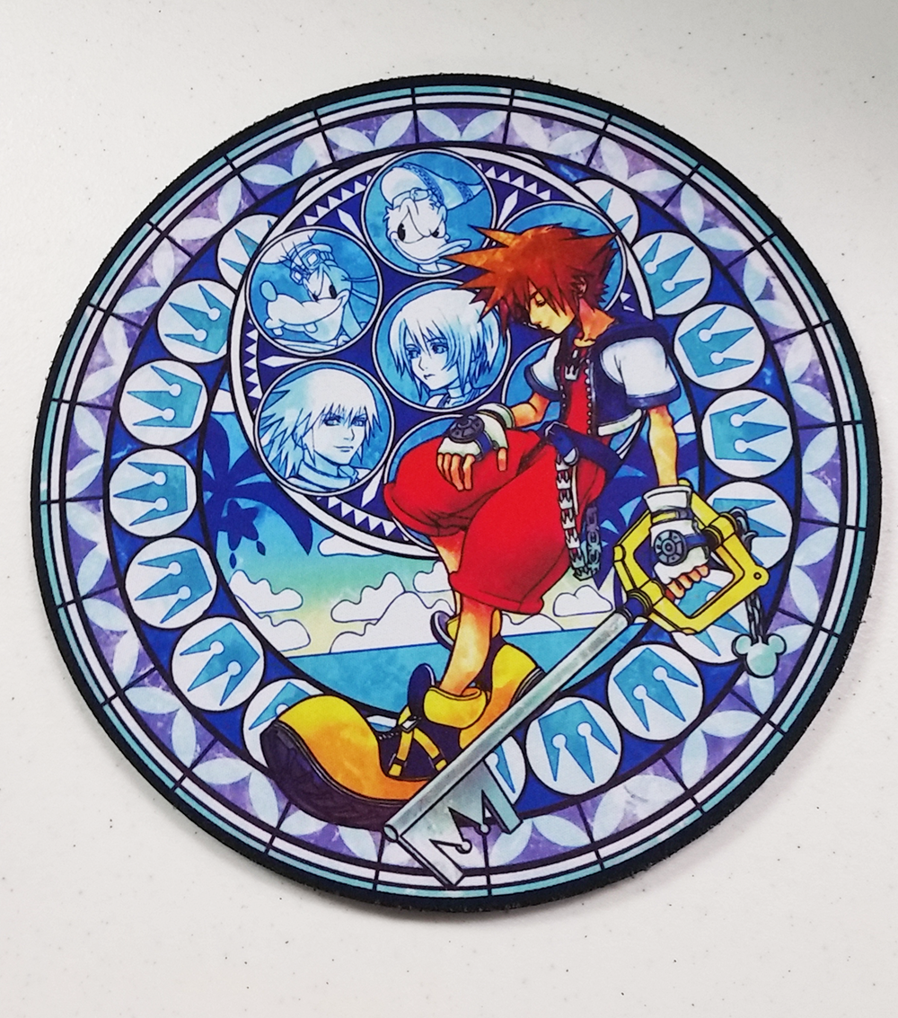 Kingdom Hearts Stained Glass Artwork