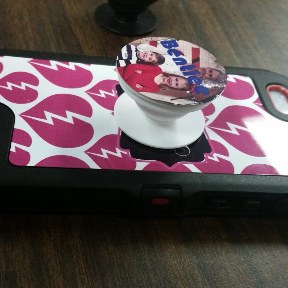 Copy of Custom Photo Pop up grip Stickon Socket - Personalized phone ...