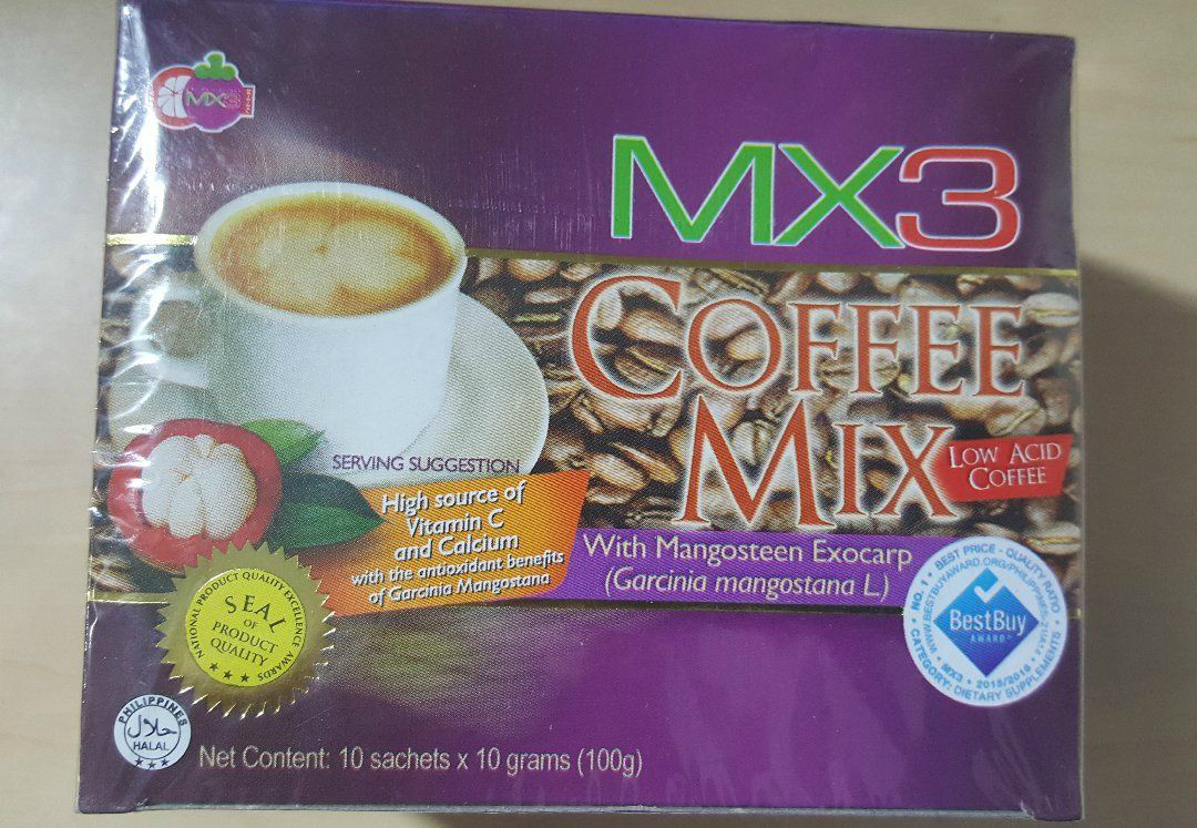 MX3 COFFEE MIX WITH MANGOSTEEN EXOCARP 10 SACHETS on Storenvy