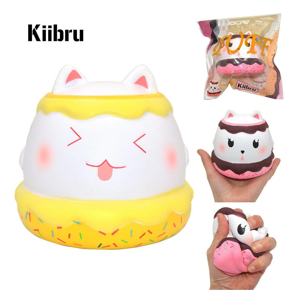 Cat Meow Puff Kiibru Squishy Charm Jumbo · Kawaii Squishy Shop · Online ...