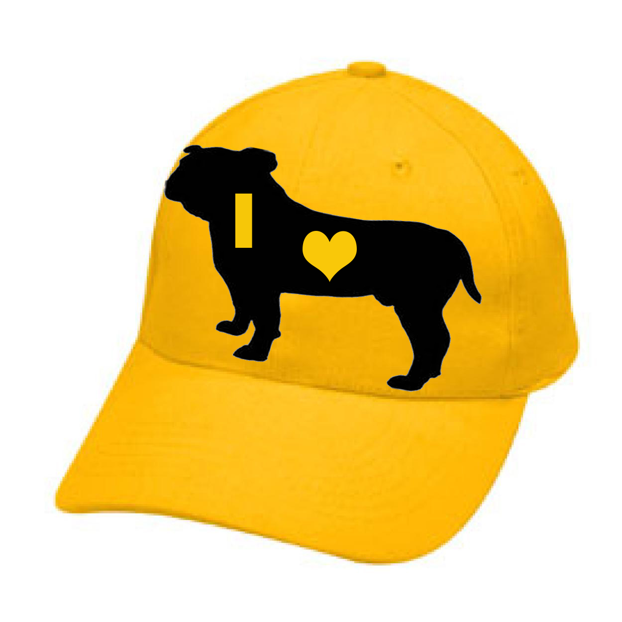 I love bulldogs cap adjustable backing hat men and women hats · Big ...