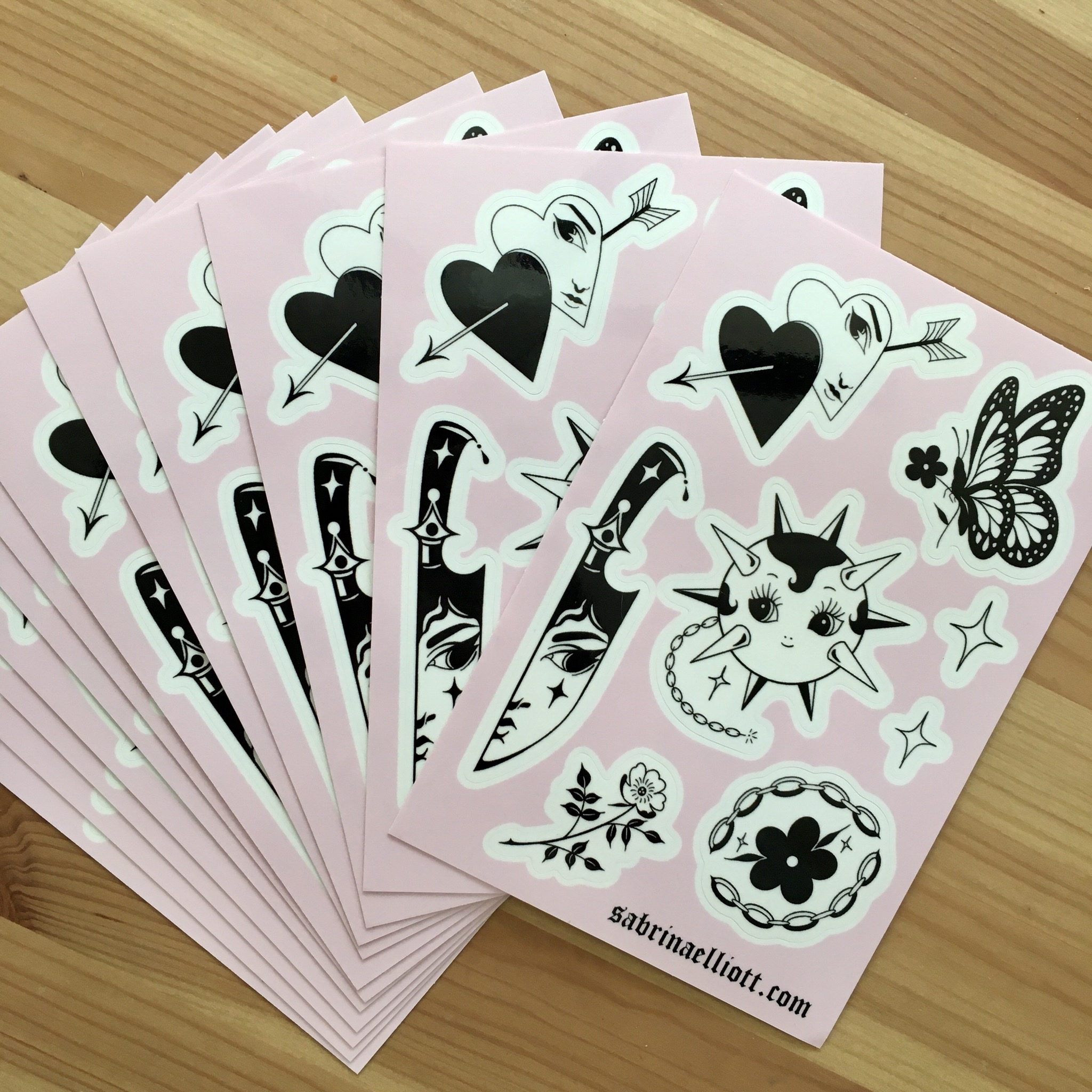 4x6” Sticker Sheet · Sabrina Elliott · Online Store Powered by Storenvy