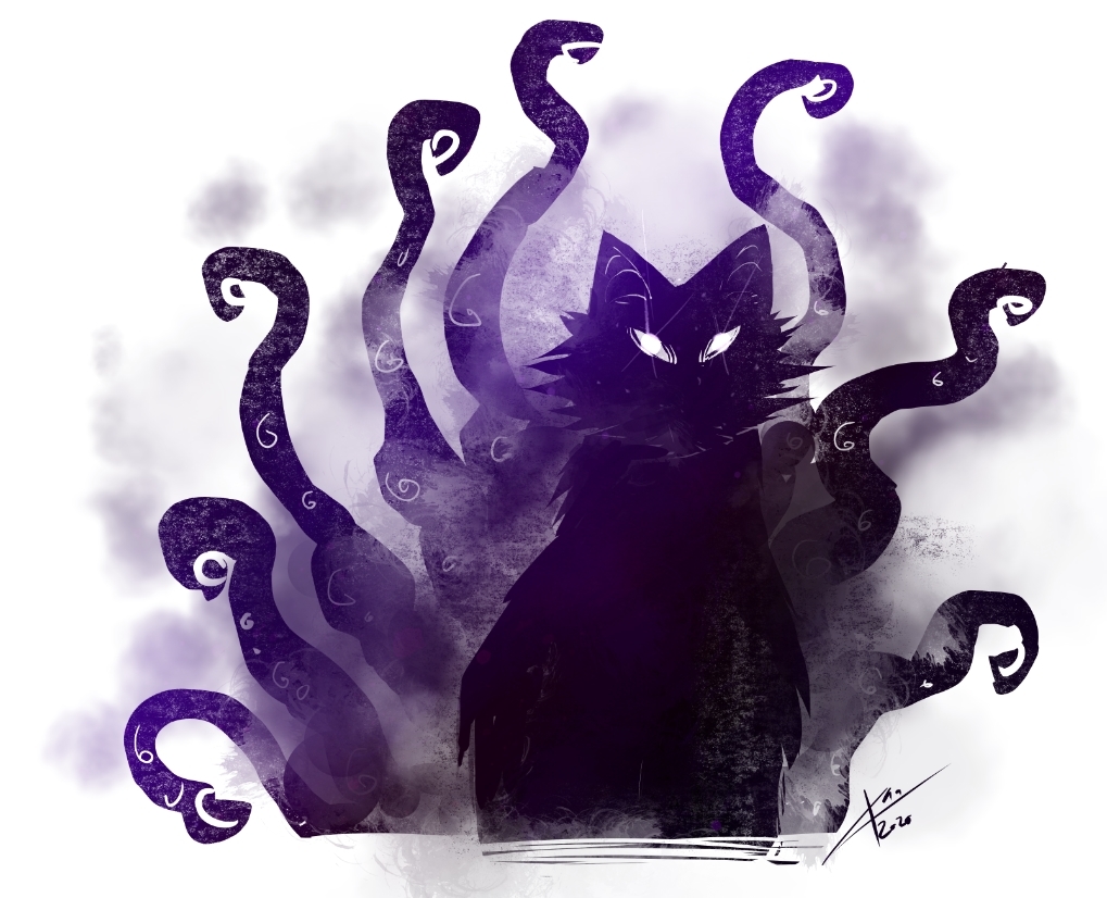 Void Cat Shimmer print · Xan Larson · Online Store Powered by Storenvy