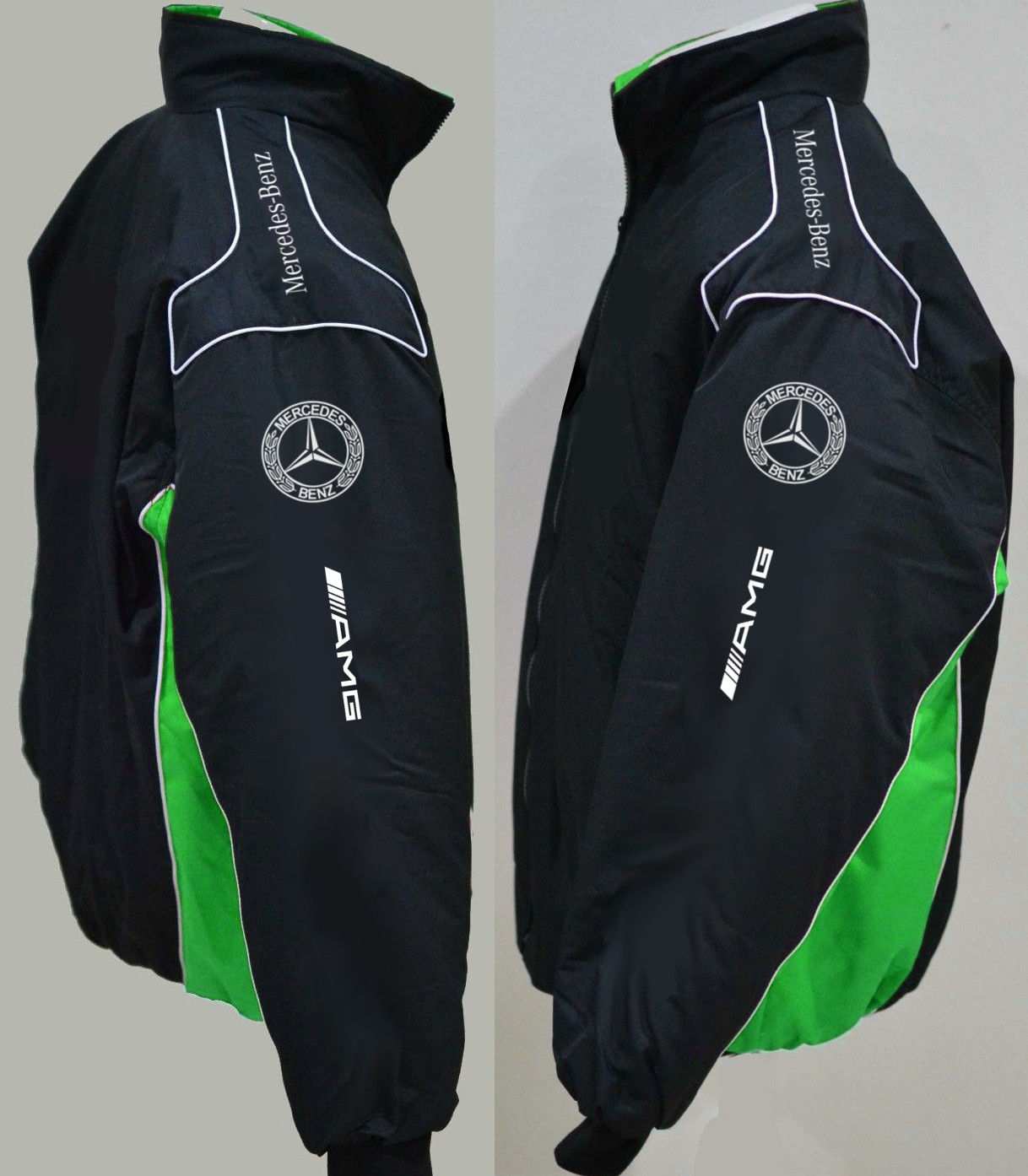 Mercedes Benz AMG - Jacket // Mercedes Benz AMG - Jacke‎ // black-green ...