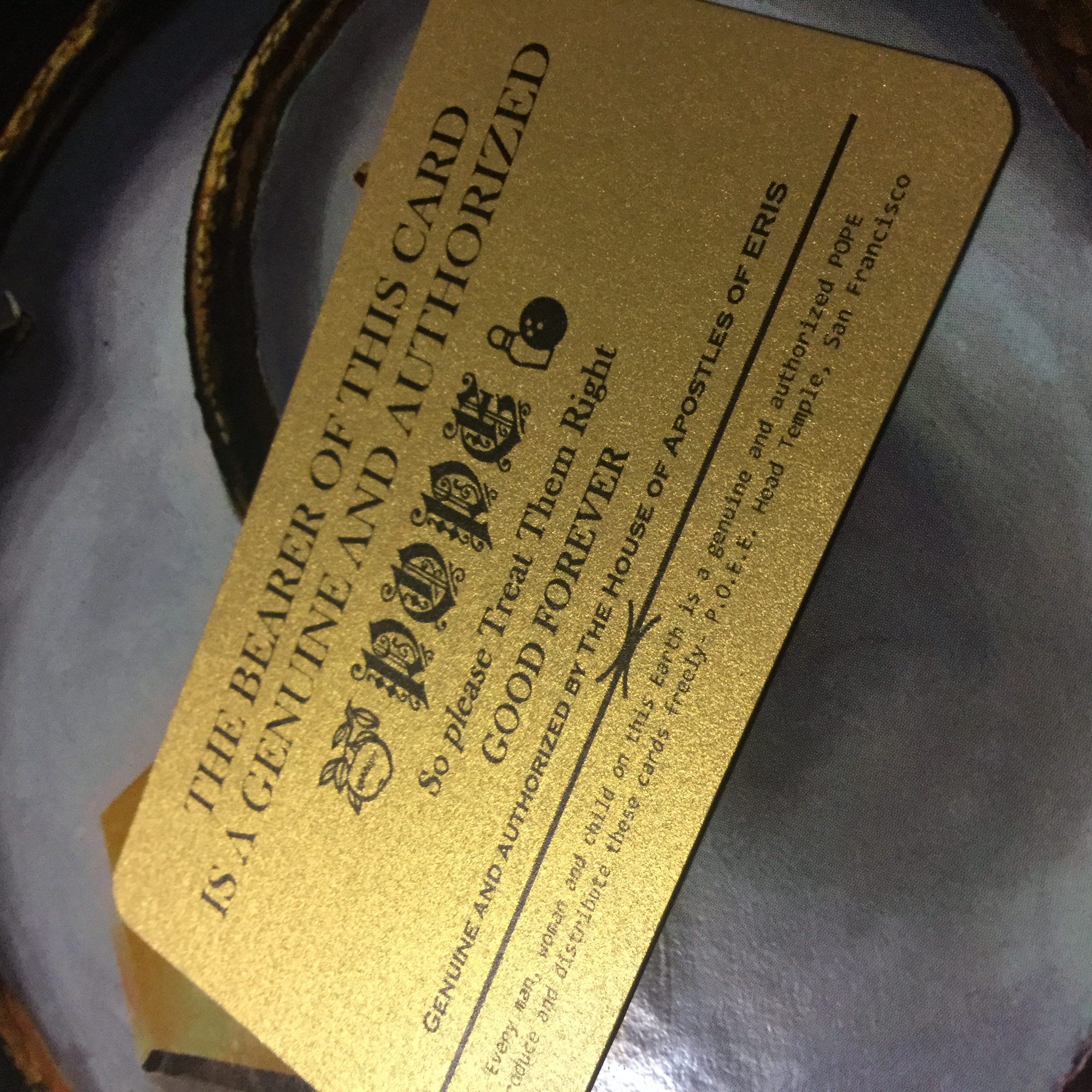 Discordian POPE Cards - I AM CHAOS Edition · Populous Ephemera · Online ...